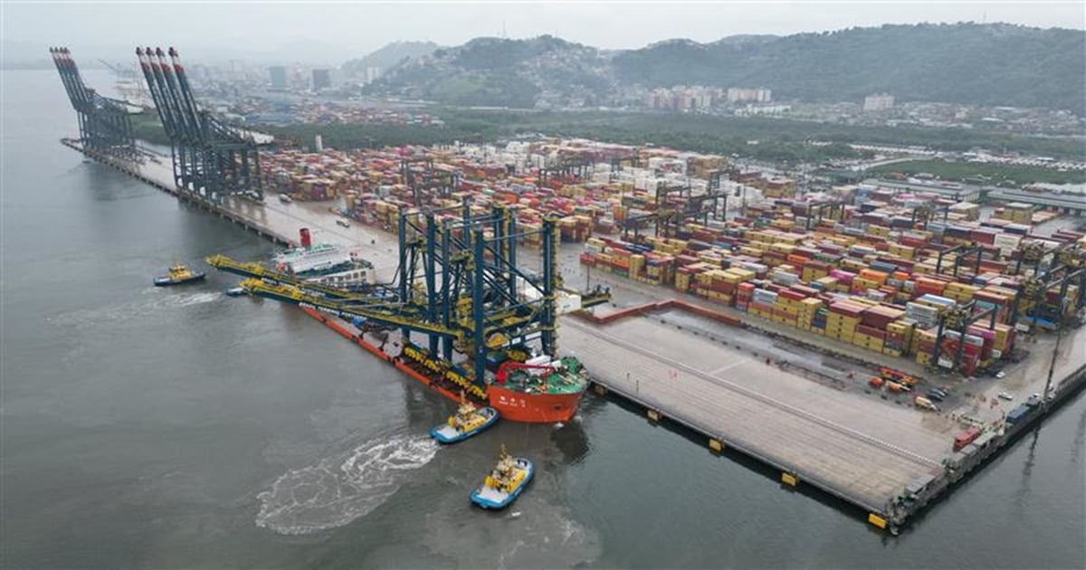 New cranes boost Santos terminal capacity