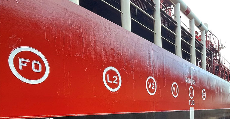 Practical test of the FRS Fouling Release System - positive results