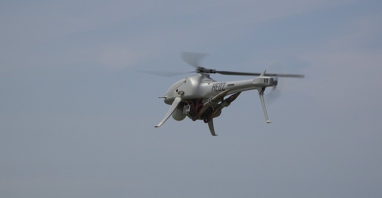 Offshore surveys and piracy prevention with High Eye UAV helicopter