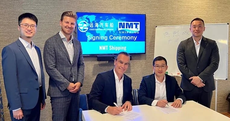 Cosco Shipping Car Carriers and NMT establishing logistics cooperation