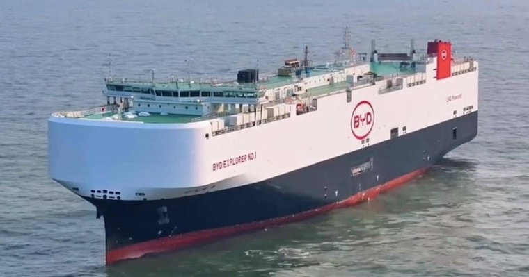 BYD expanding fleet with seven new car carriers by 2025