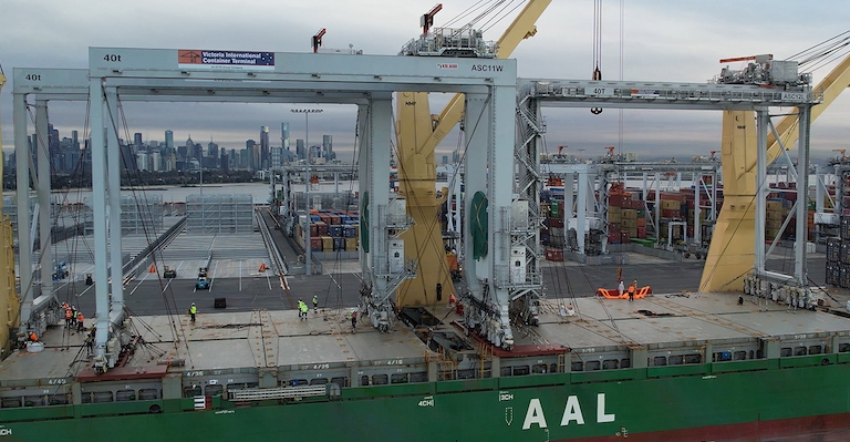 ICTSI’s Victoria Container Terminal adds automated stacking cranes