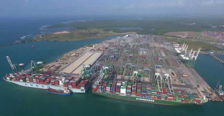 Panama port container volumes fall 1.7% in H1