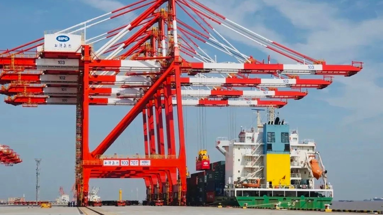 Shanghai port adds capacity with new automated terminal