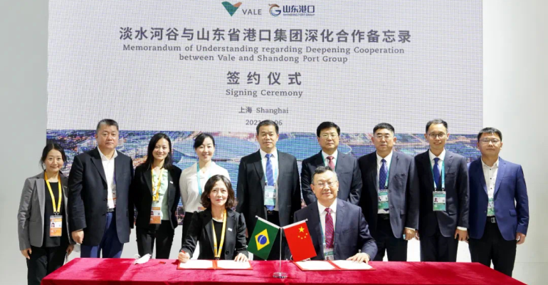 Shandong ports deepening co-operation with Vale
