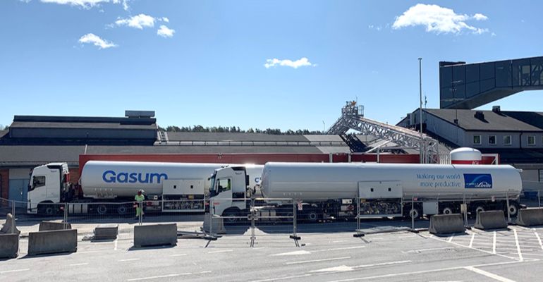Gasum opens new LNG bunkering station in Stockholm
