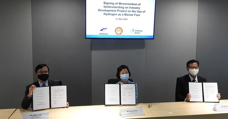 Shell in hydrogen fuel cell trial for ships