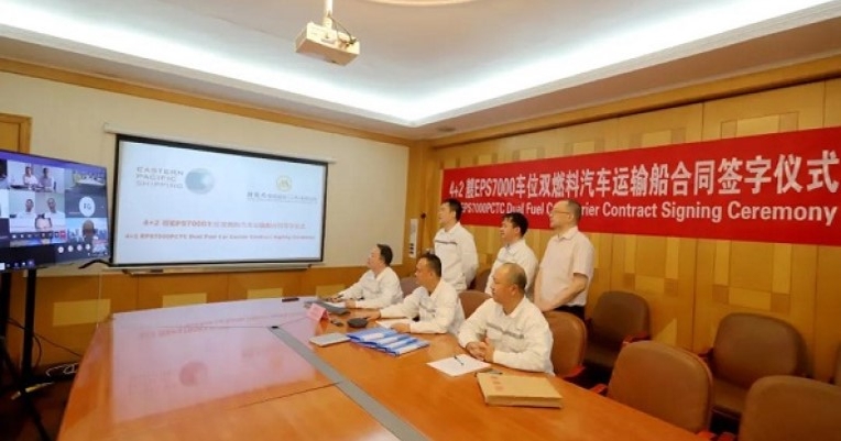 EPS makes debut car carrier order at Jinling Shipyard