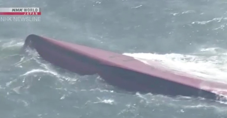 Eight dead as Korean tanker capsizes