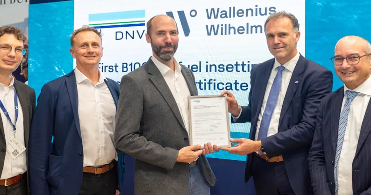 DNV awards Wallenius Wilhelmsen first biofuel insetting verification