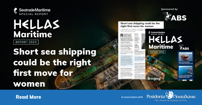 Short sea shipping could be the right first move for women