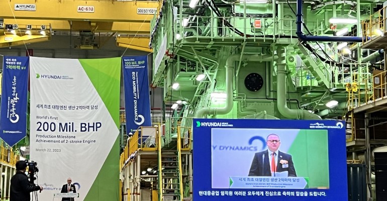 MAN celebrates world’s largest methanol engine, 200m bhp milestone