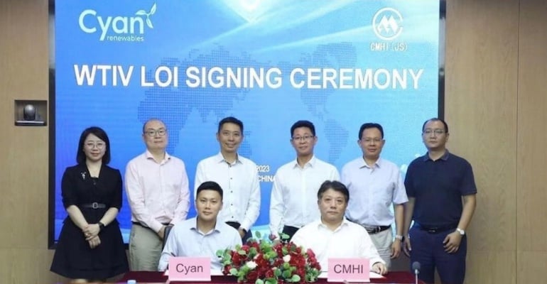 Cyan Renewables to build offshore wind vessel at China Merchants