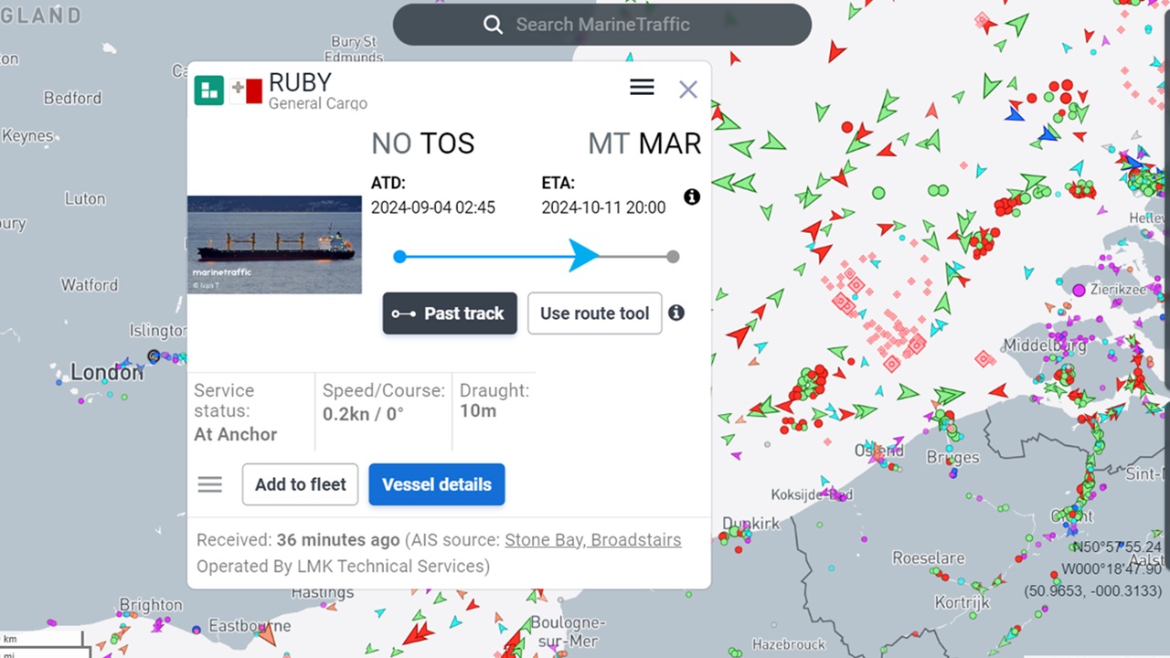 Damaged bulker off UK coast a ticking timebomb