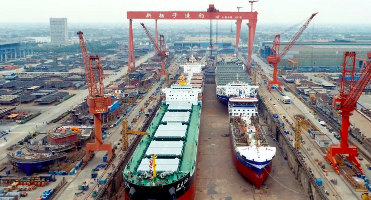 Yangzijiang builds record 71 vessels in 2022