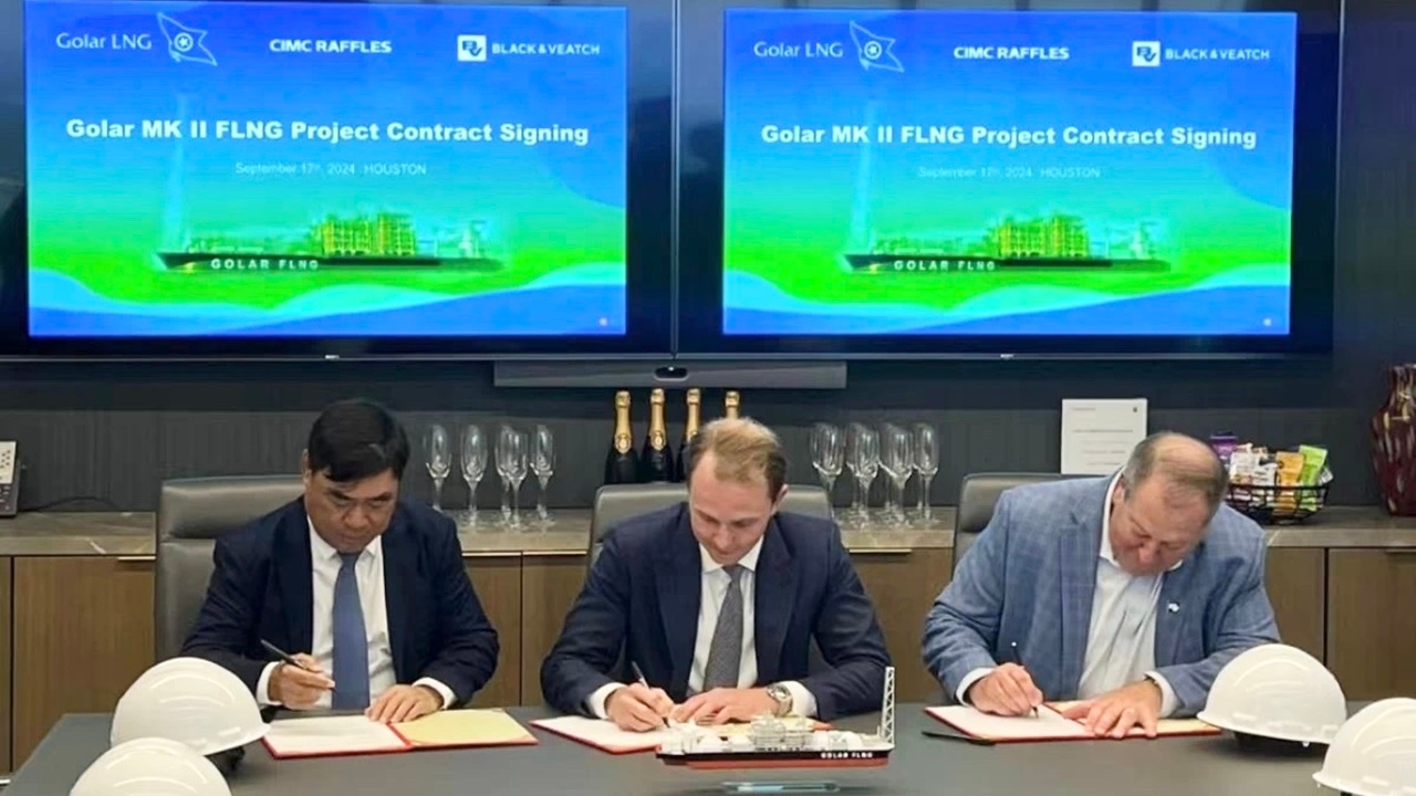 Golar LNG finalises EPC contract with CIMC Raffles for FLNG vessels