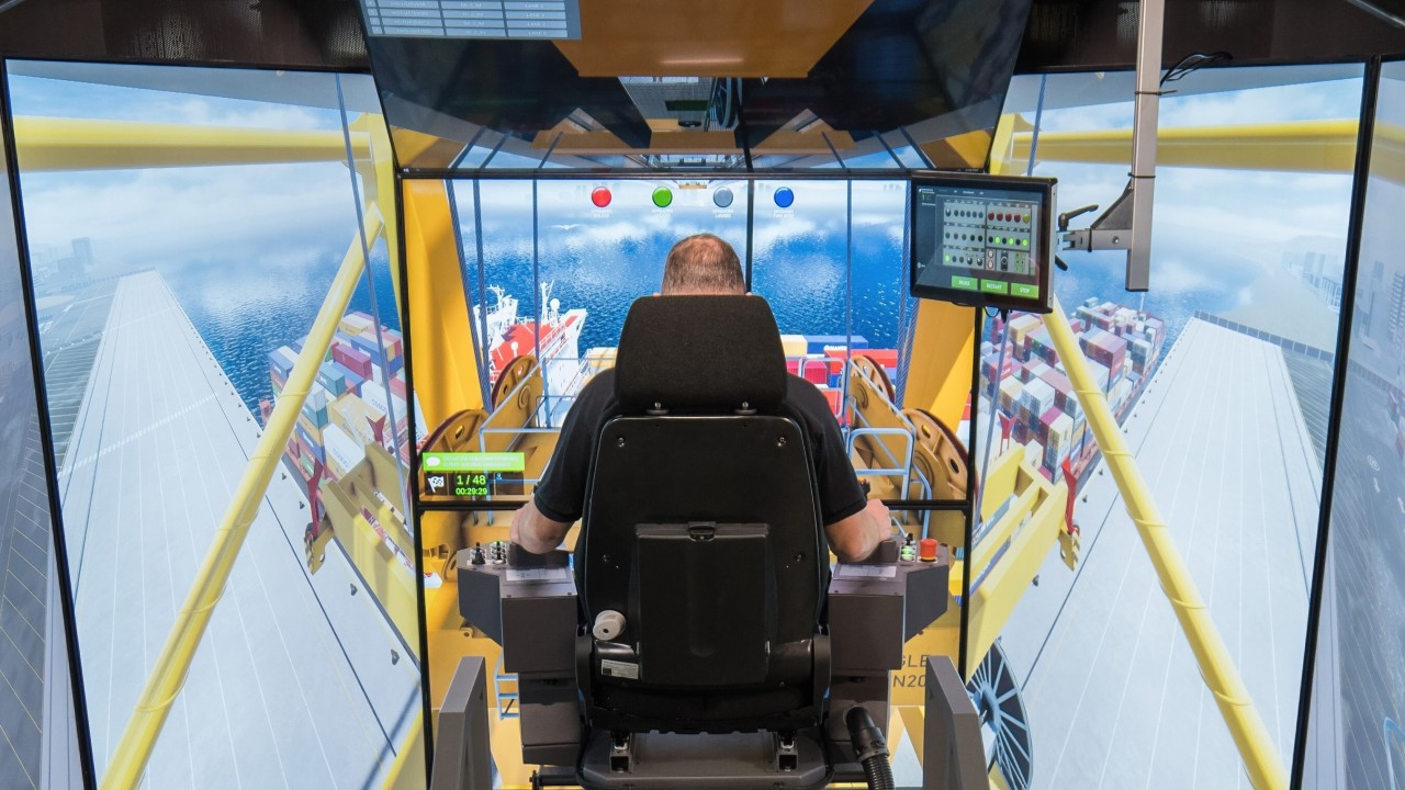 Simulators becoming the backbone of port training