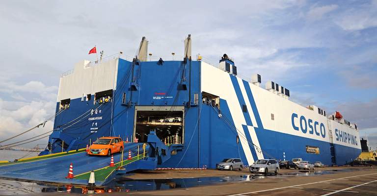 Cosco Shipping joins hand with FAW for automobile supply chain