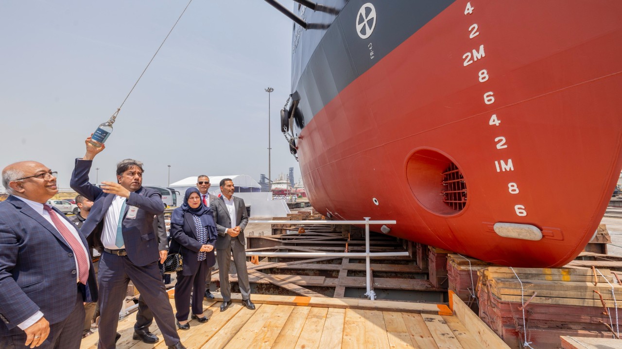ASRY launches Bapco bunker vessel pair