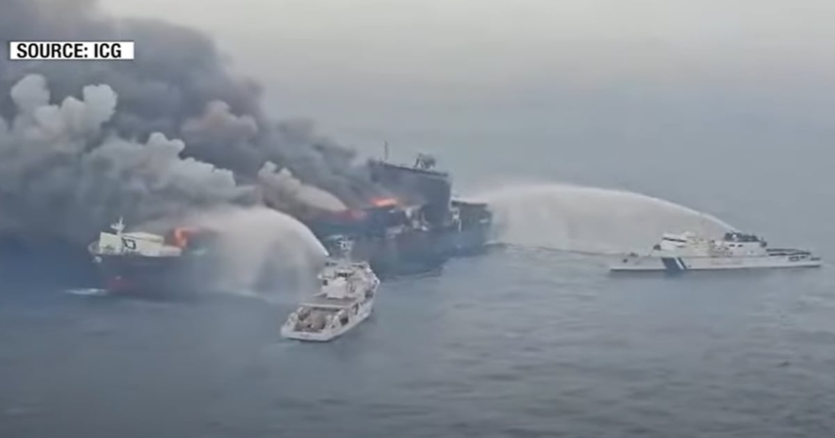 Wan Hai vessel fire – search for missing crew continues