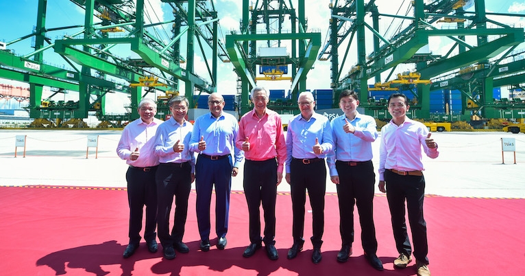 Singapore officially opens Tuas Port