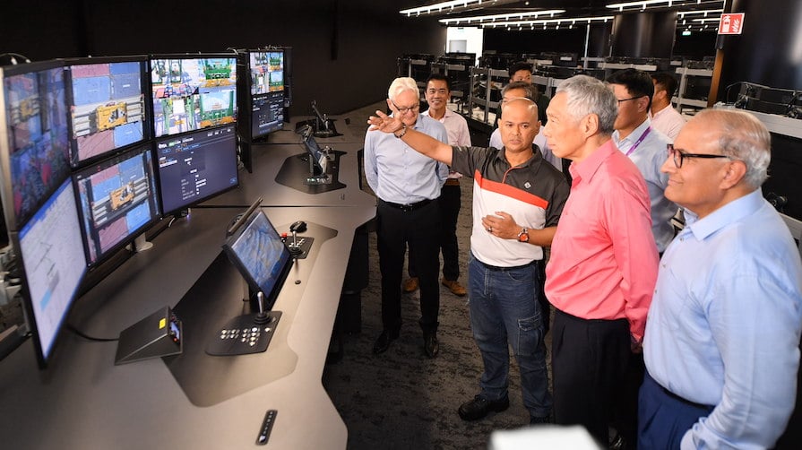 Singapore officially opens Tuas Port