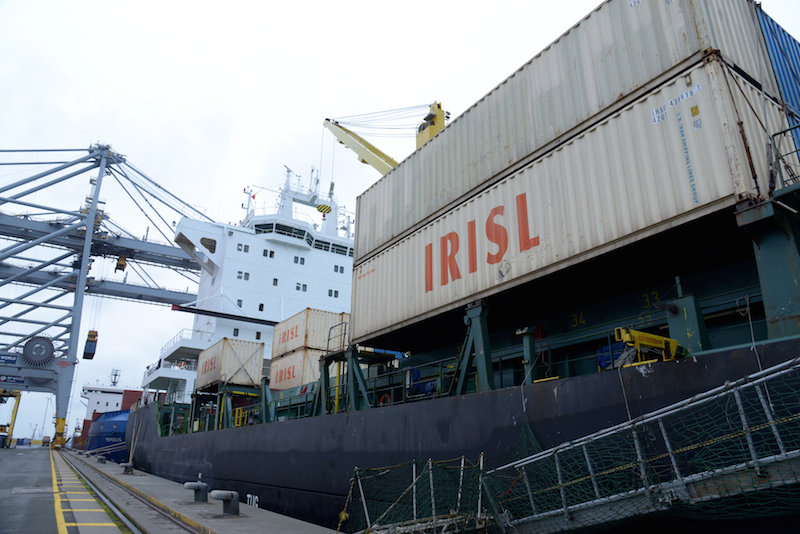 Iranian line IRISL returns to the Port of Antwerp