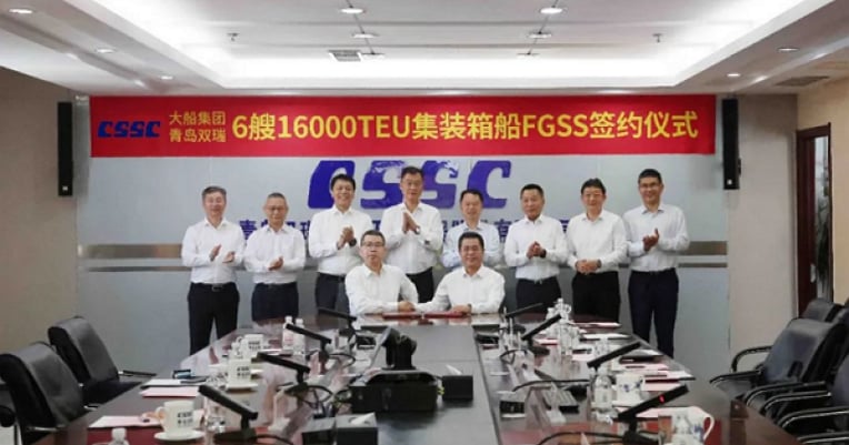 Qingdao Sunrui bagged FGSS order for six large-size boxships