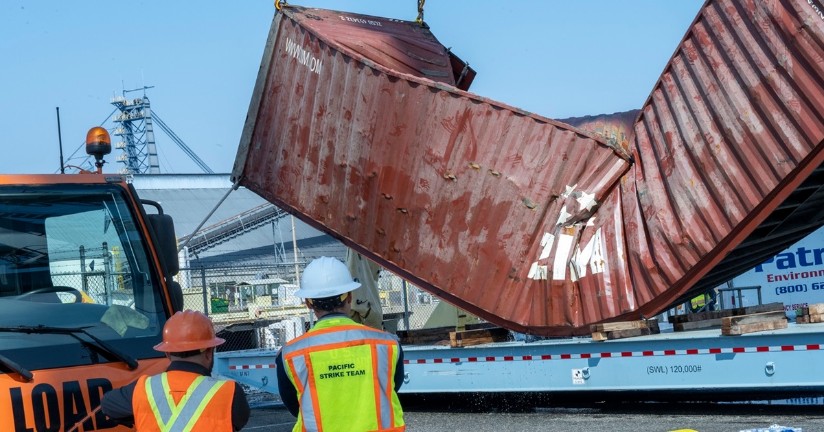 Salvage of containers in Port of Long Beach completed