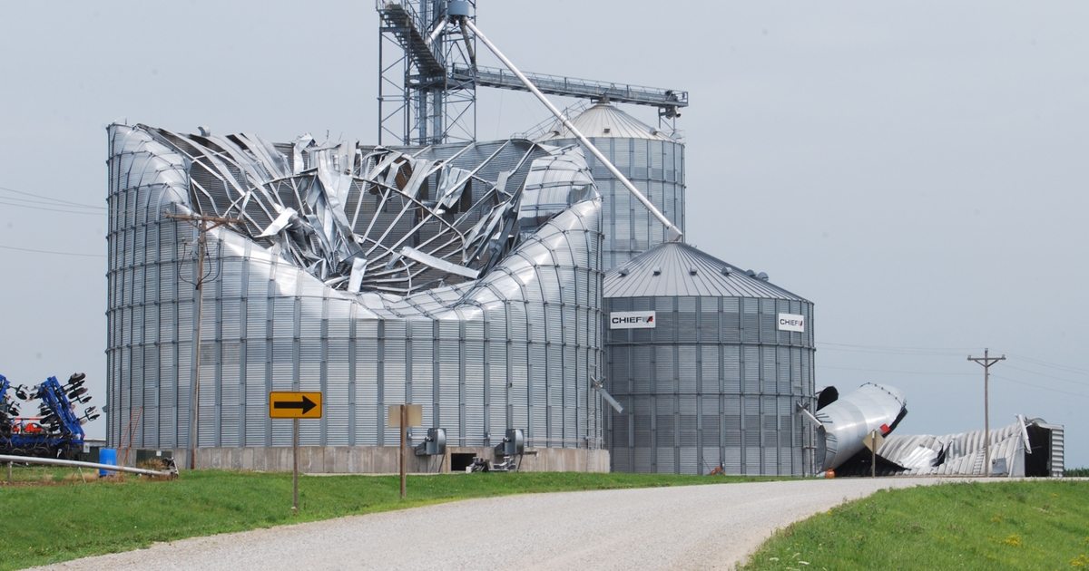 Assess any grain bin damage