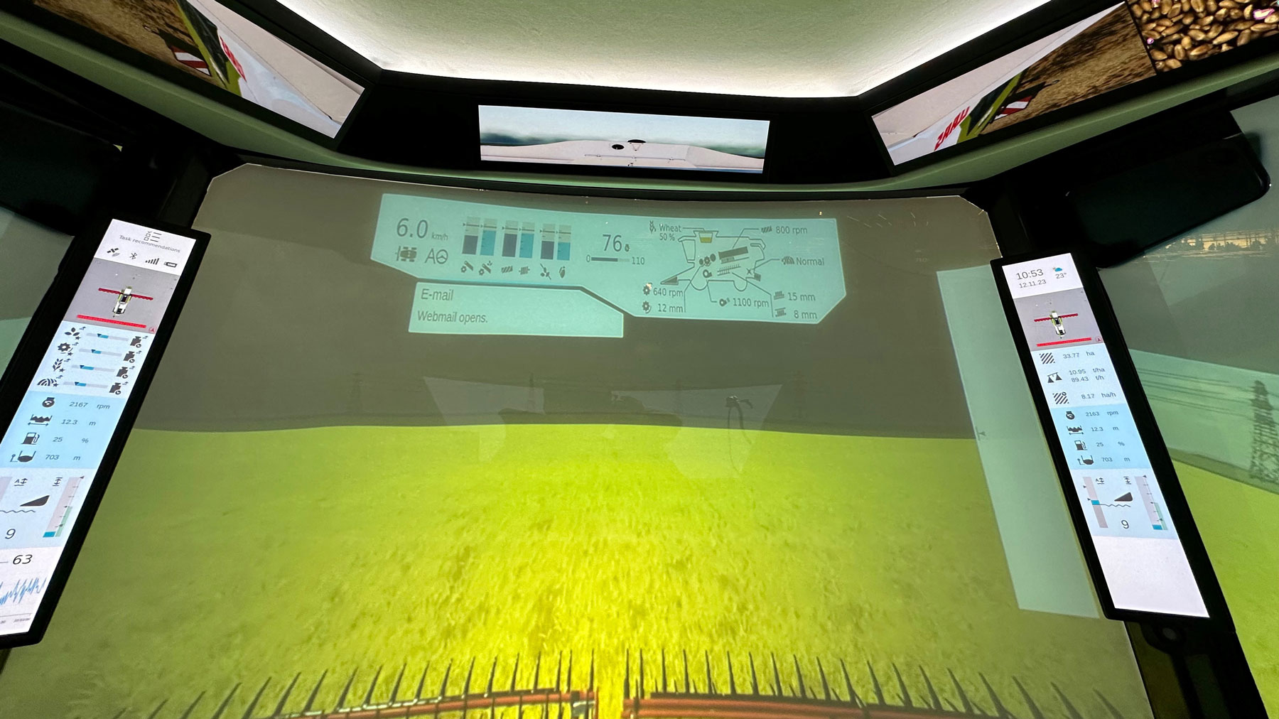 Claas demo cabs take odyssey into future