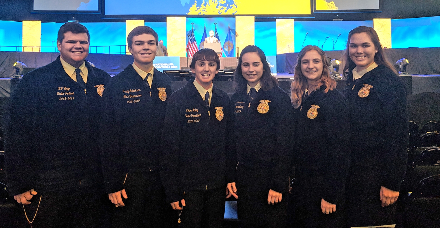 South Dakota state FFA officers are impressive