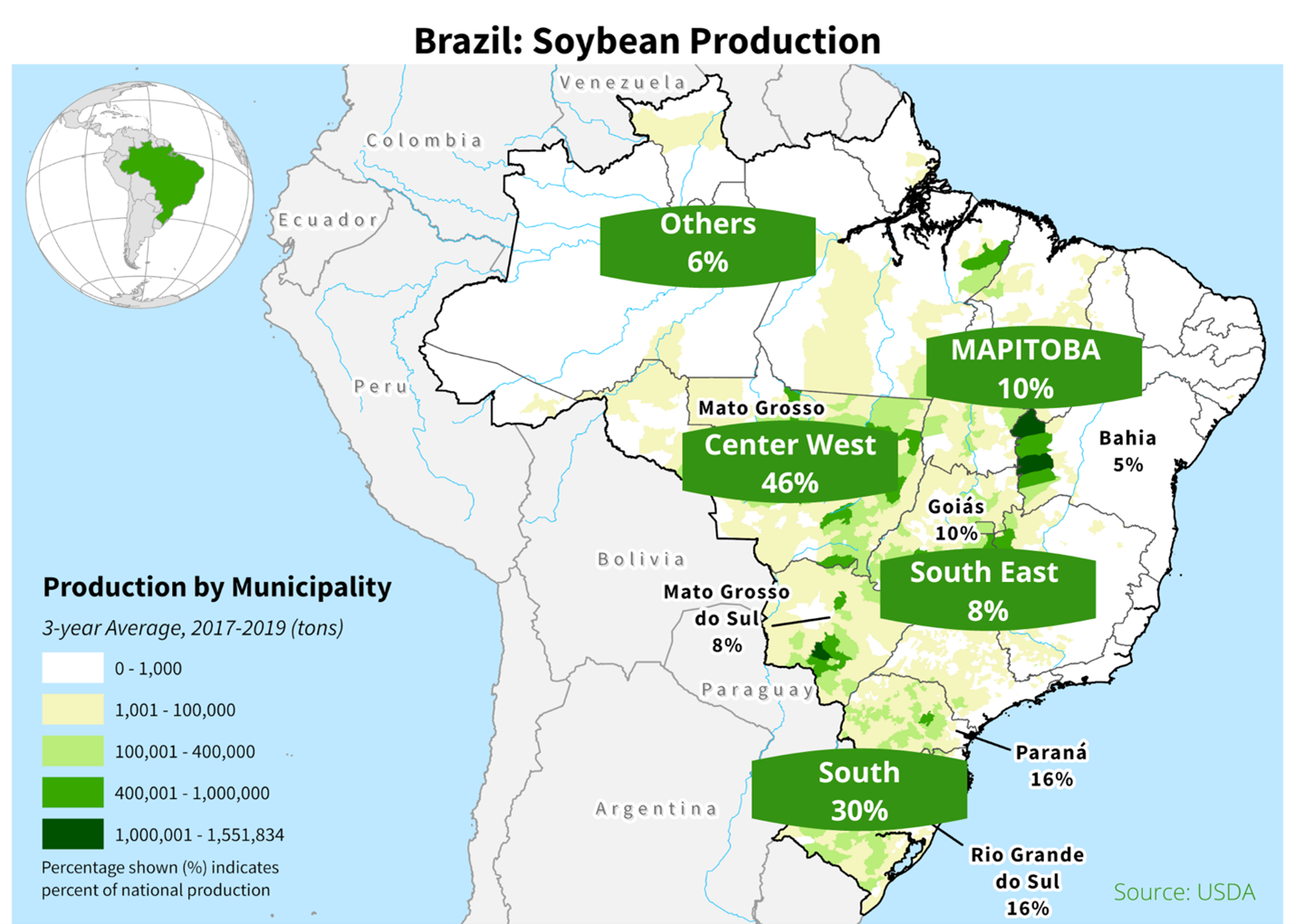 Brazil set to plant soybeans