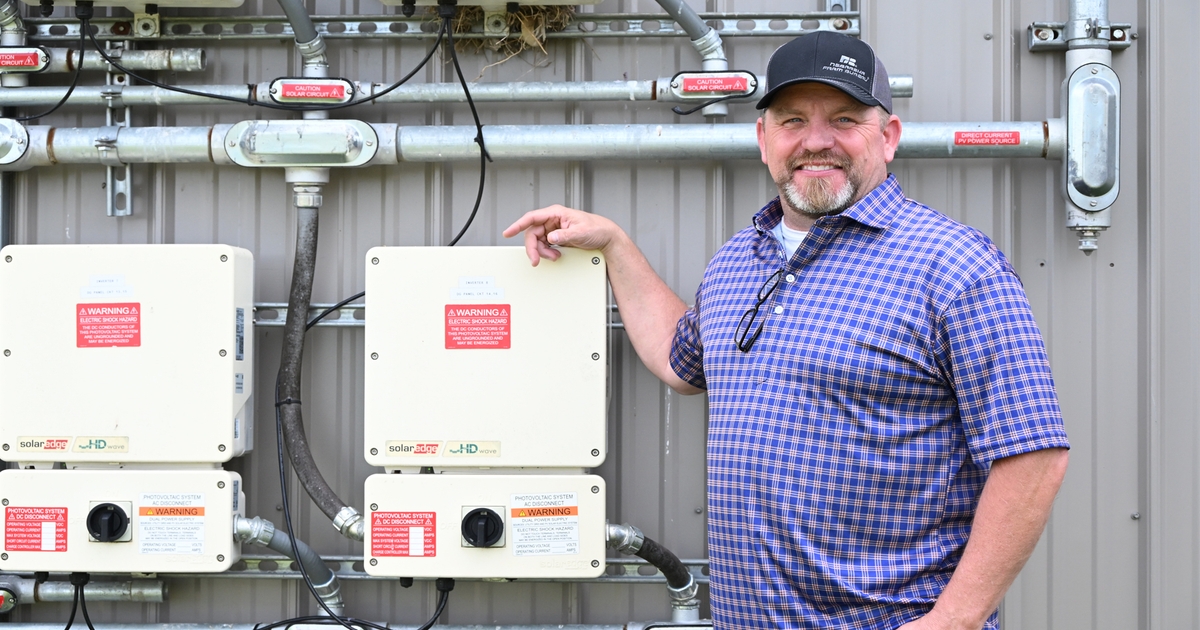 Hog farmer uses solar energy to reduce operation costs