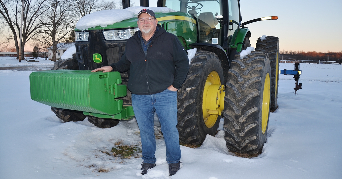 Dan Corcoran works to build life in soil