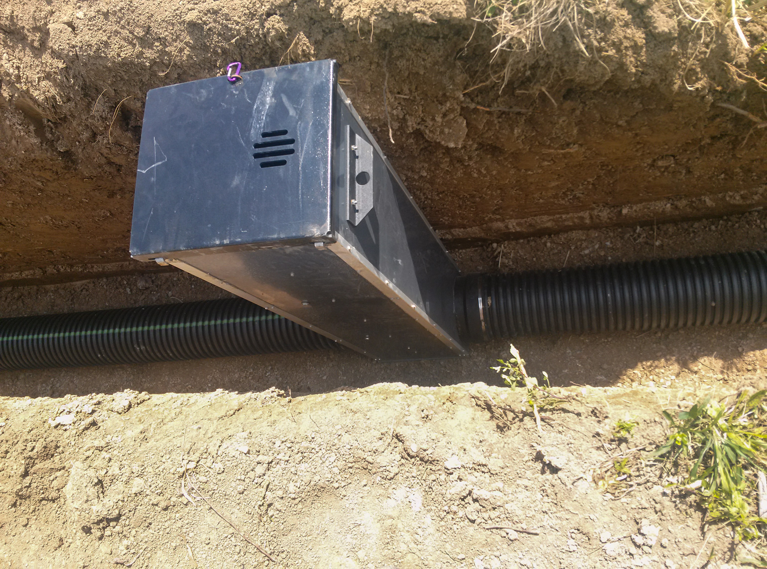 Structures offer in-field water control