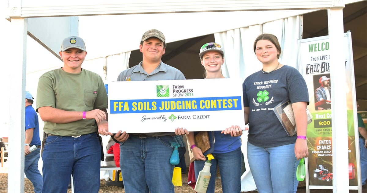 Indiana FFA members win awards at FPS soils judging