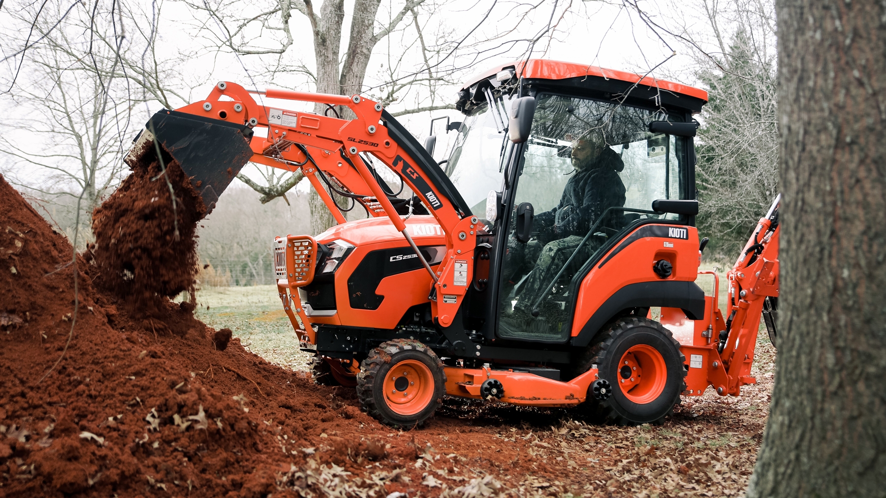 Kioti CS30: First subcompact tractor with factory-installed cab