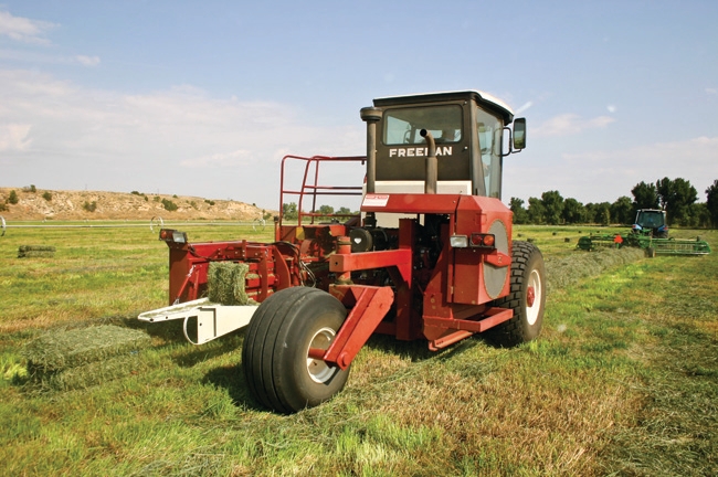 Self-propelled baler for efficient, speedy bale processing | Farm Progress