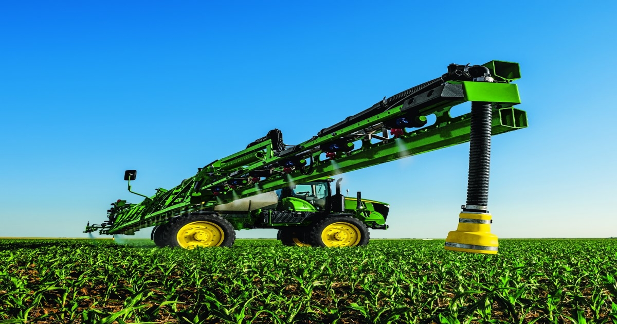 Spray precision important for crop protection products