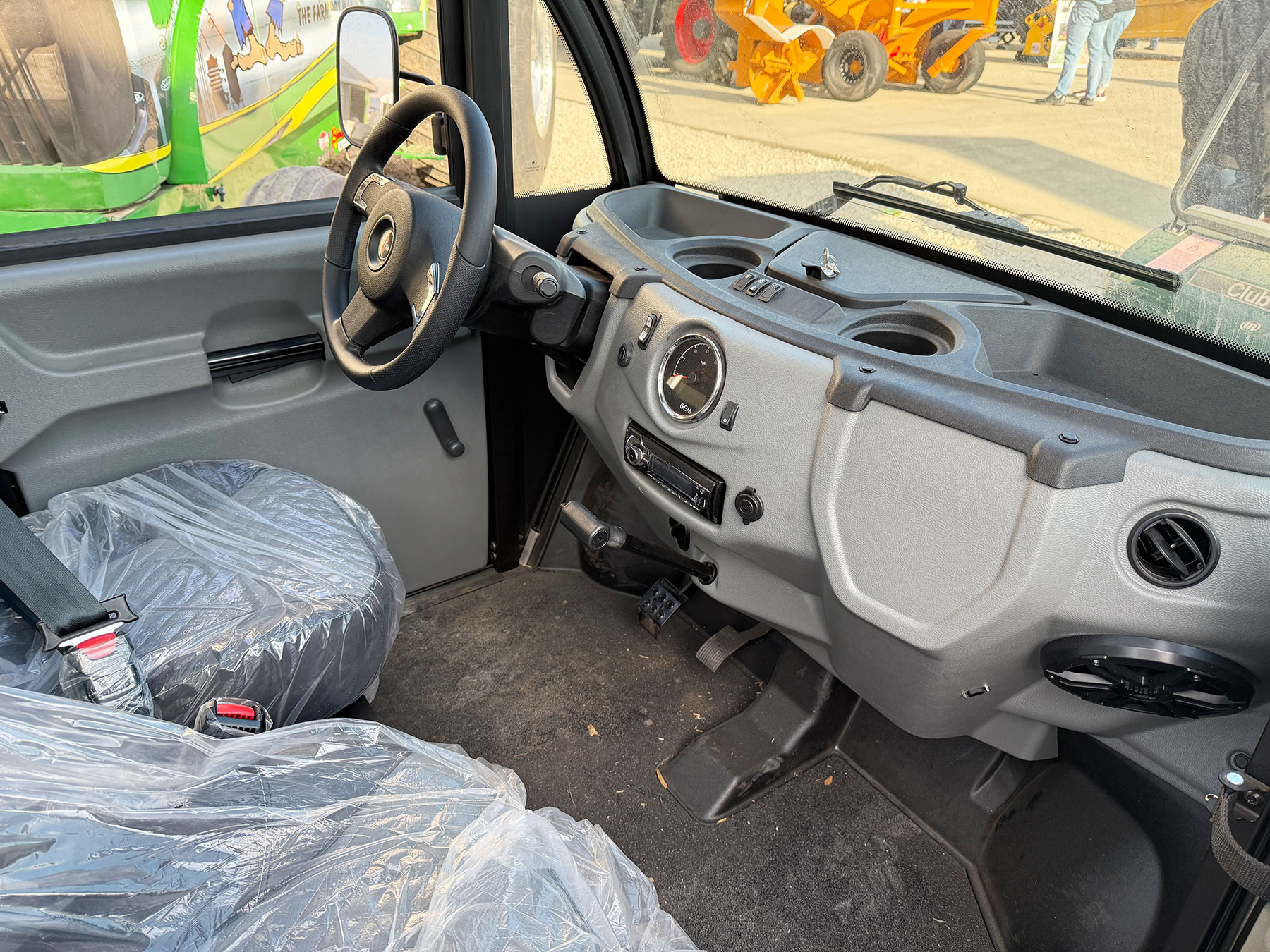 Electric GEM vehicle debuts at Farm Progress Show