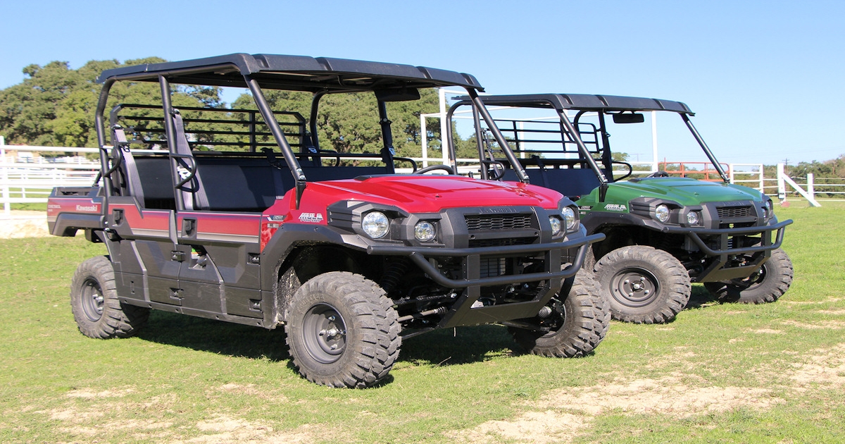 Kawasaki launches diesel Mule side-by-side UTV models