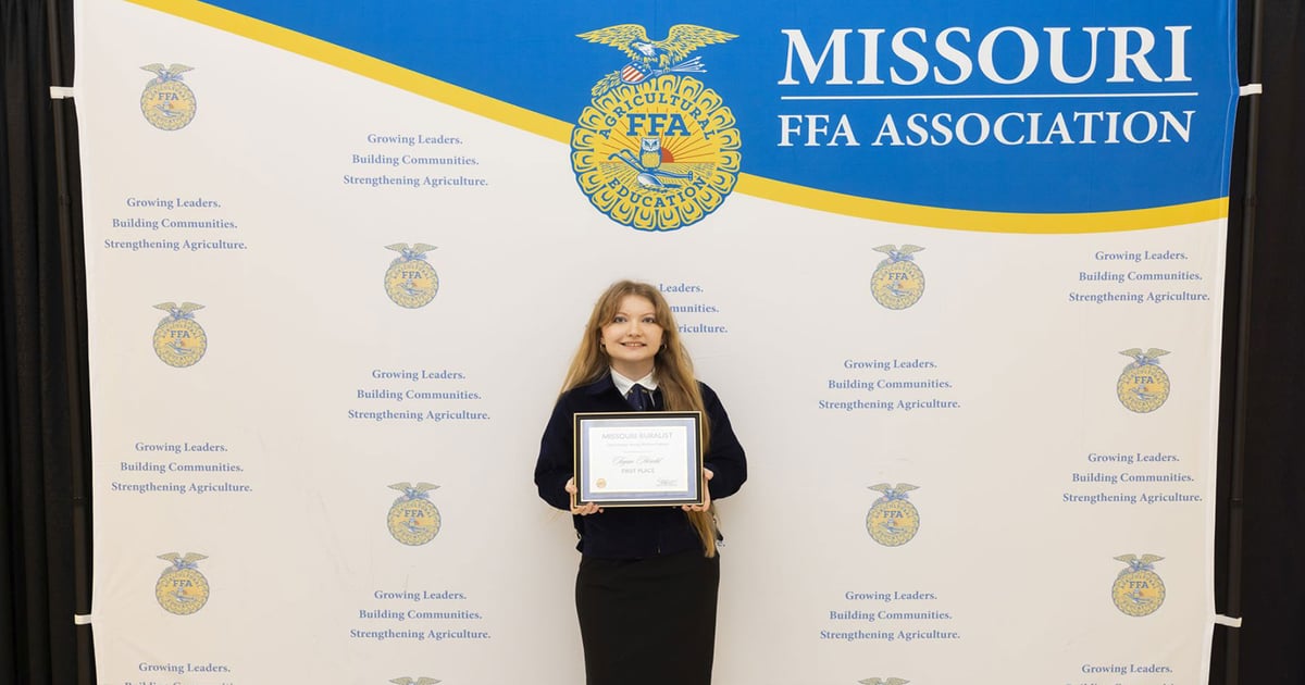 Palmyra FFA member wins Larry Harper Young Writers Contest