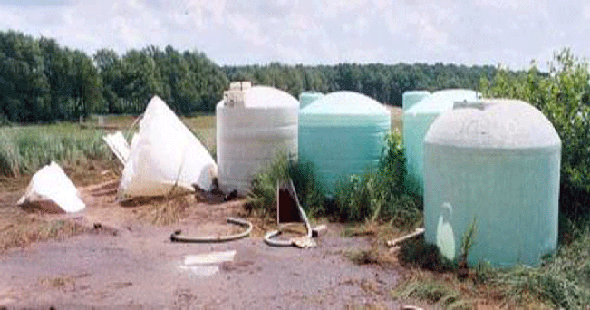 Maintenance of poly tanks is critical for safe use