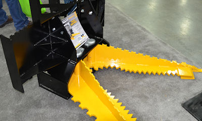 Perfect tool for clearing fence rows