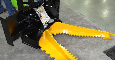 Perfect tool for clearing fence rows