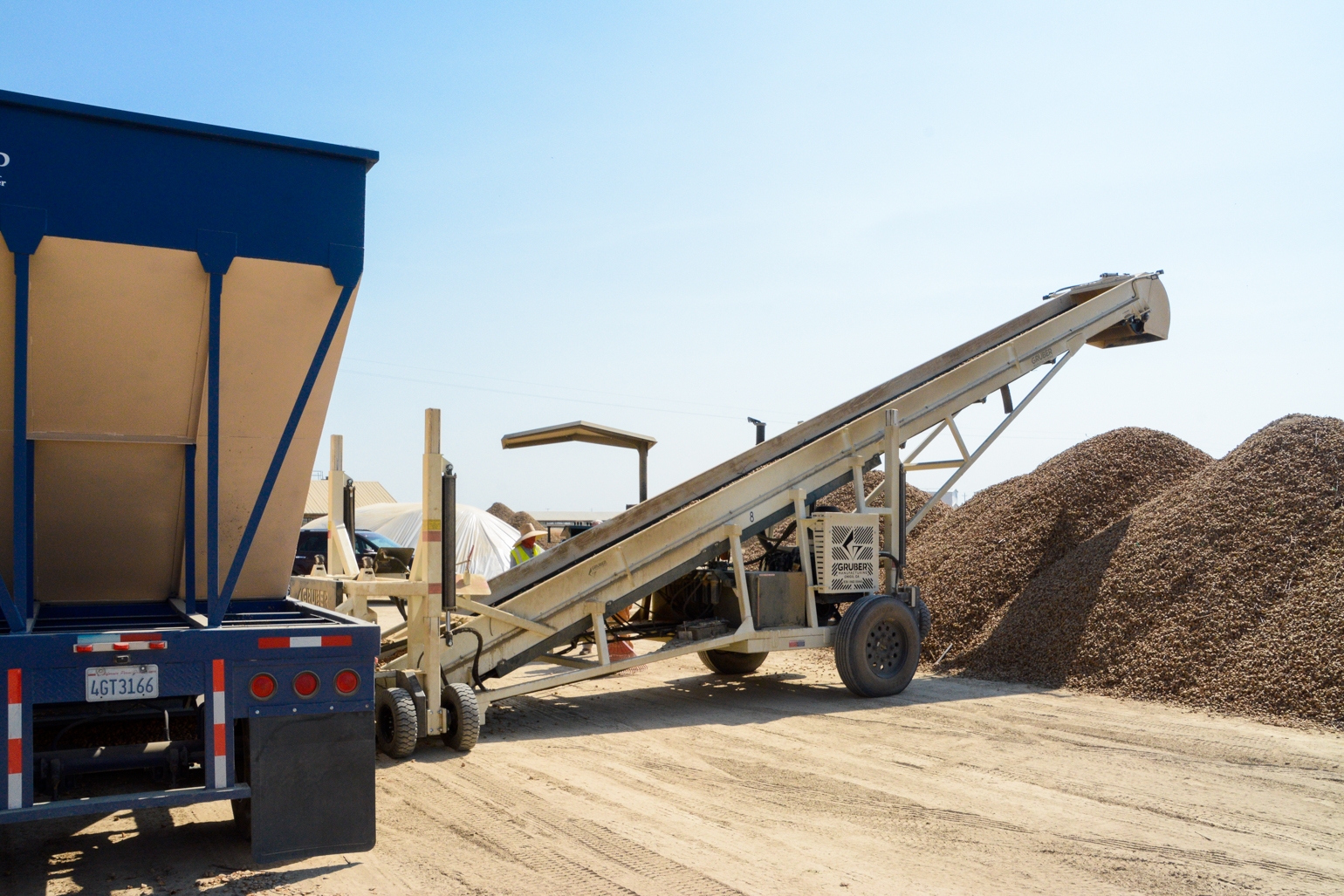 Keeping foreign objects out of almond operations