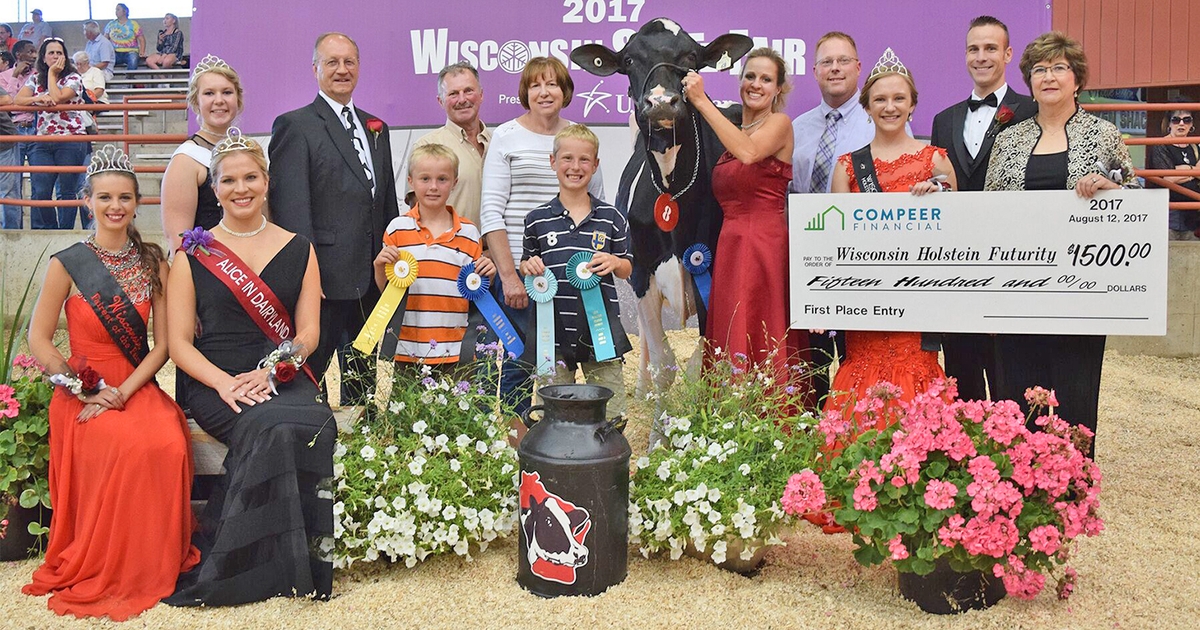 Cow exhibited by Ryan-Vu Holsteins wins Wisconsin Holstein Futurity
