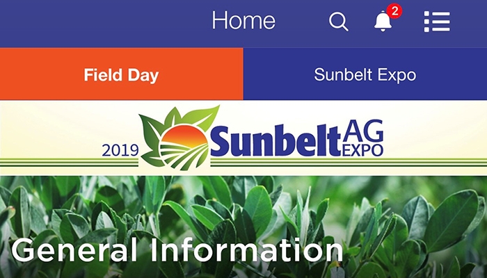 Sunbelt Expo app geared for annual field day tour, and more