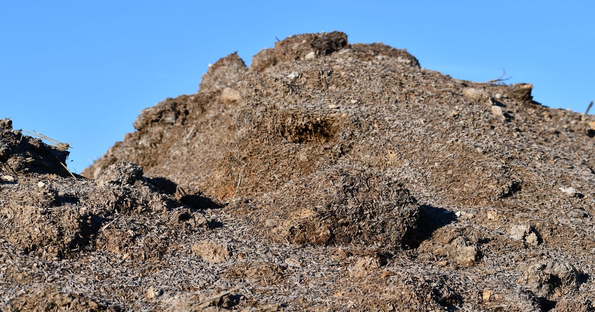 Farmer turns waste rice hulls into valuable compost